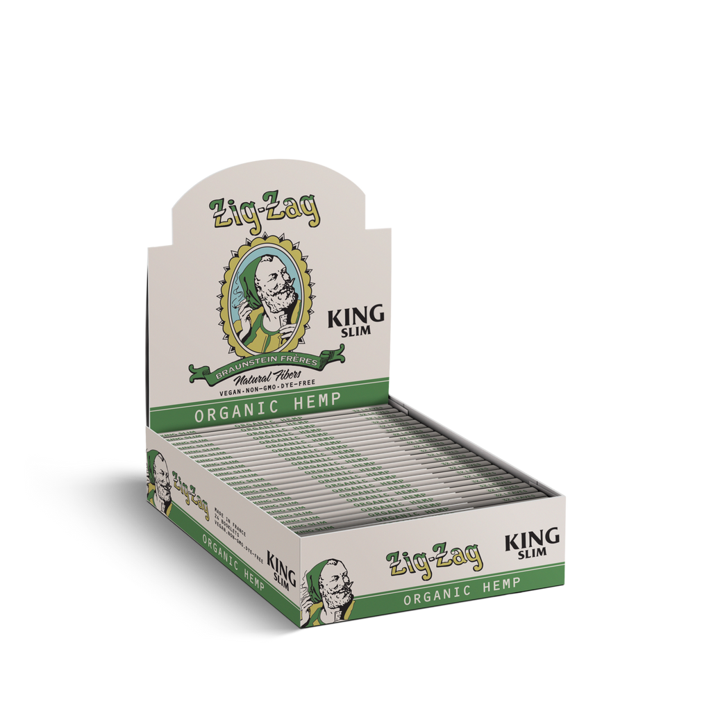 Zig-Zag King Size Organic Hemp Rolling Papers - Vintage