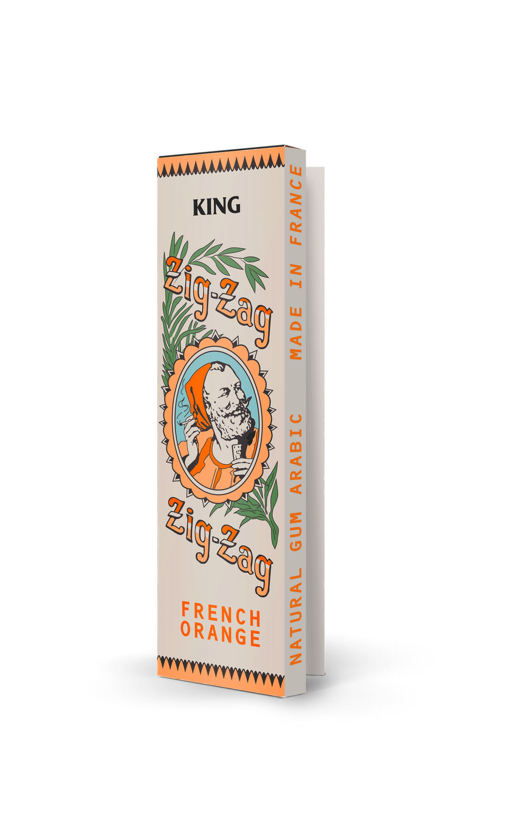 Zig-Zag King Size French Orange Rolling Papers - Vintage