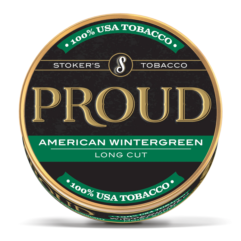 Stoker's Proud American Wintergreen Long Cut Cans