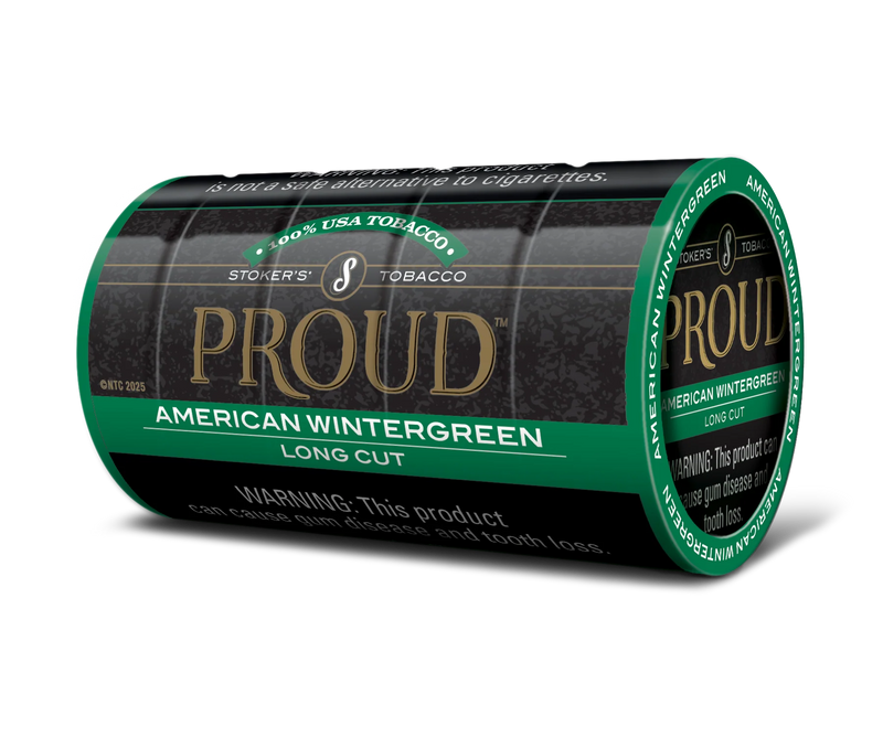 Stoker's Proud American Wintergreen Long Cut Cans