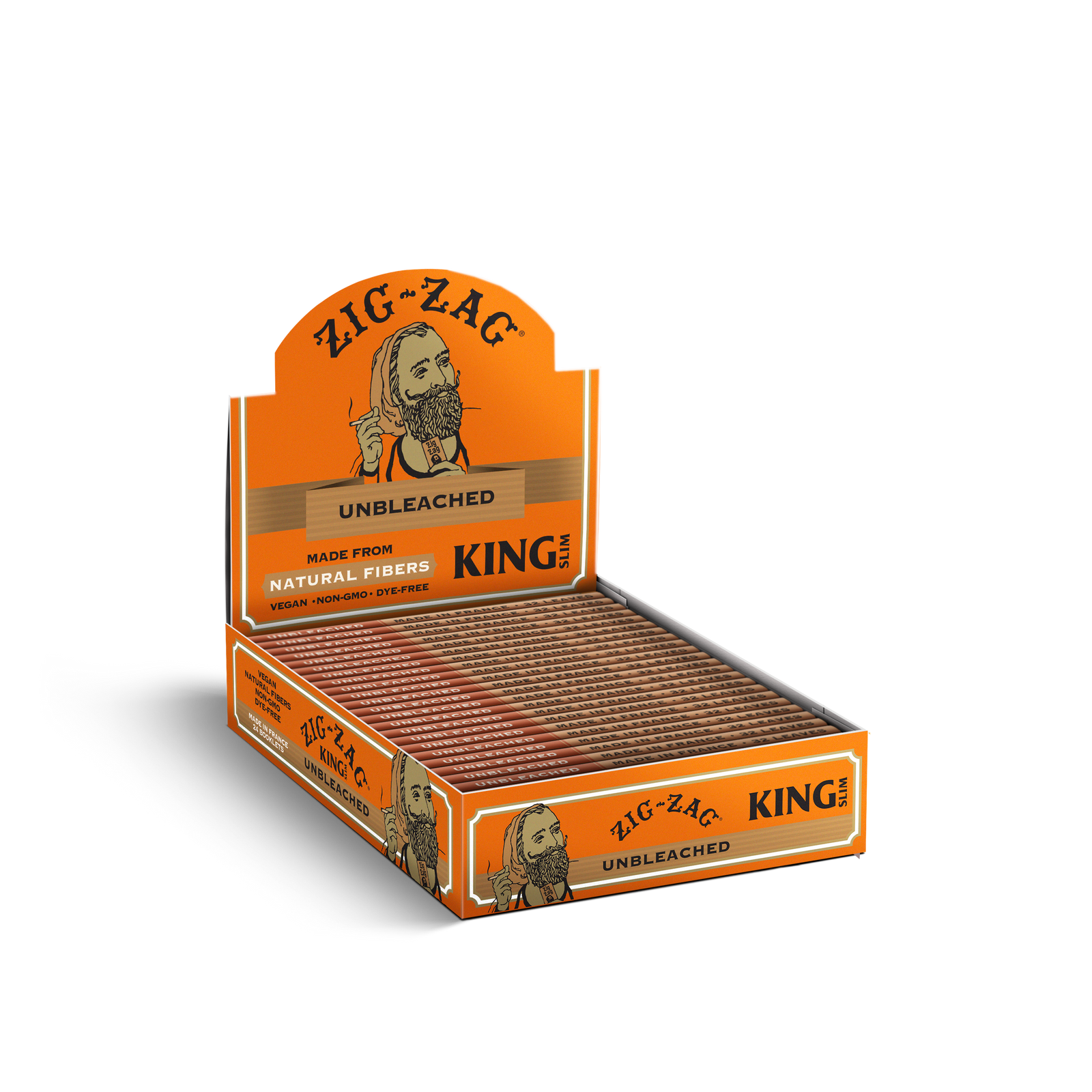 Zig-Zag King Size Unbleached Rolling Papers